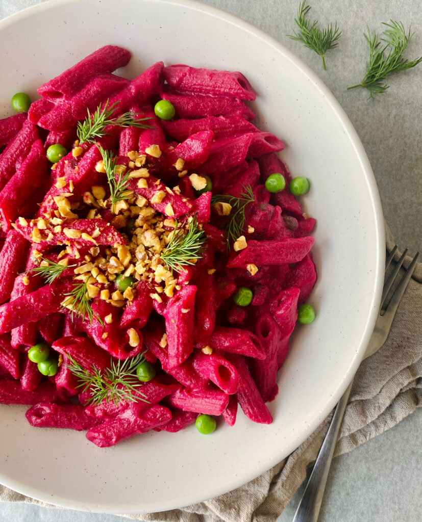 Creamy Beet Pasta - Monday Dreams